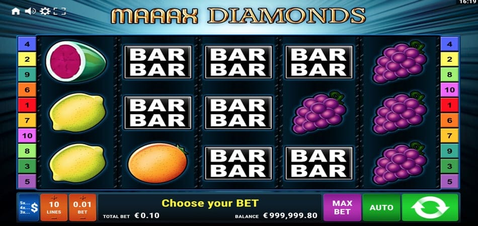 Maaax Diamonds Slot Demo » Gamomat