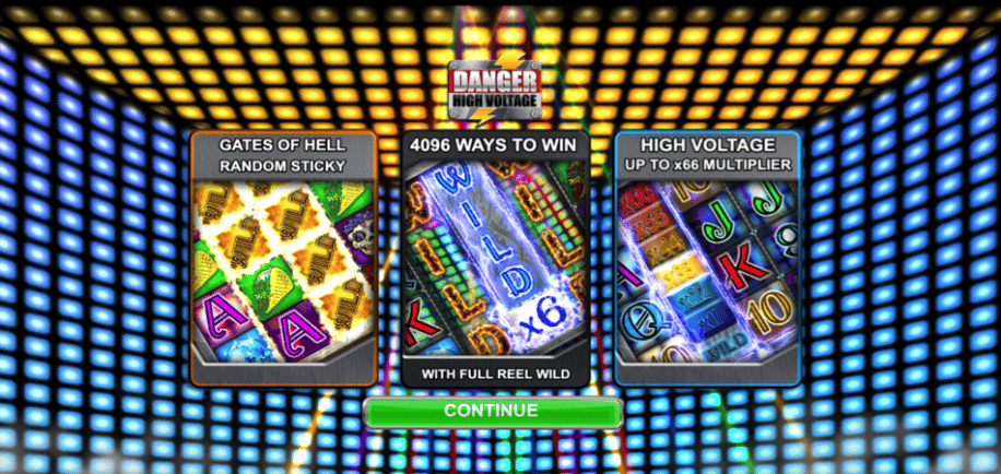 Danger High Voltage Slot Machine Demo » from BTG