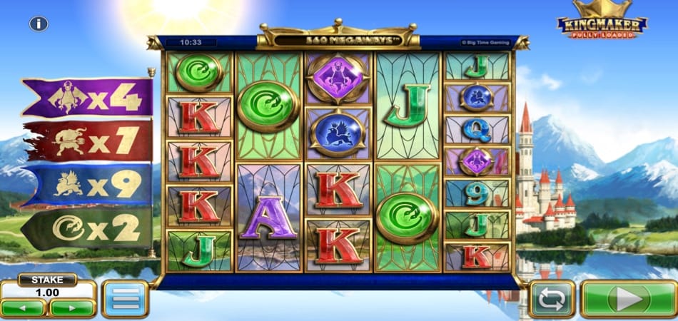 Kingmaker Fully Loaded Megaways Slot Machine Demo » from BTG
