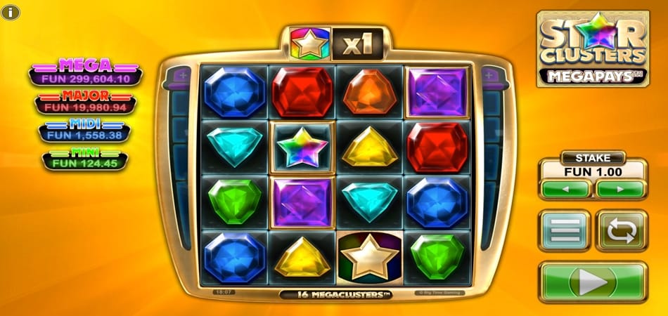 Star Clusters Megapays Slot Machine Demo » from BTG